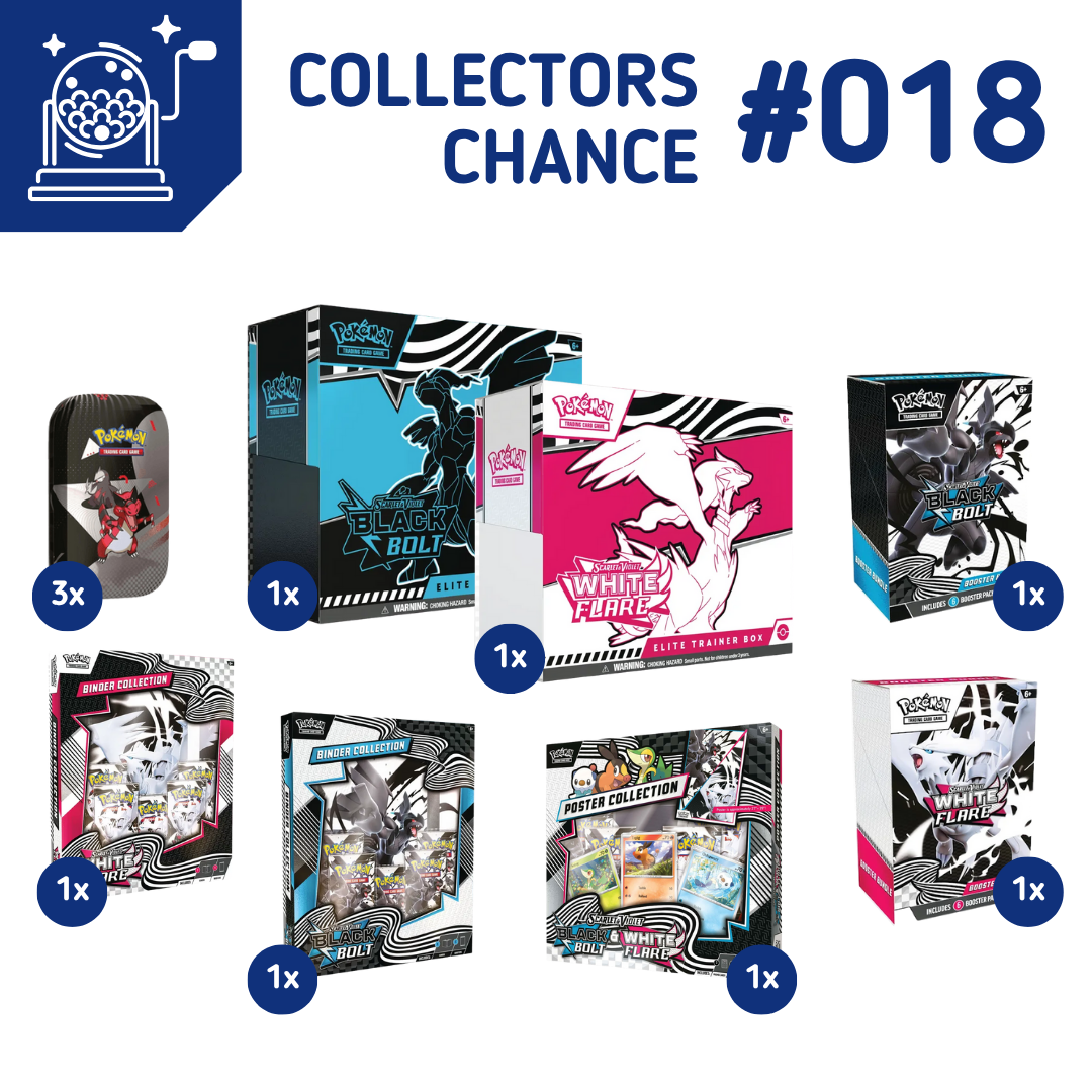Collector's Chance - #018 - Pokémon Black Bolt & White Flare Produkte – Collecting Cloud