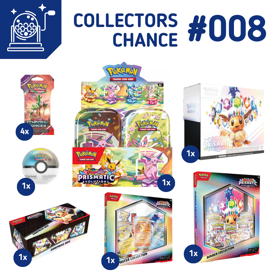 Collector's Chance - #008 - Pokémon Prismatic Evolutions Produkte – Collecting Cloud